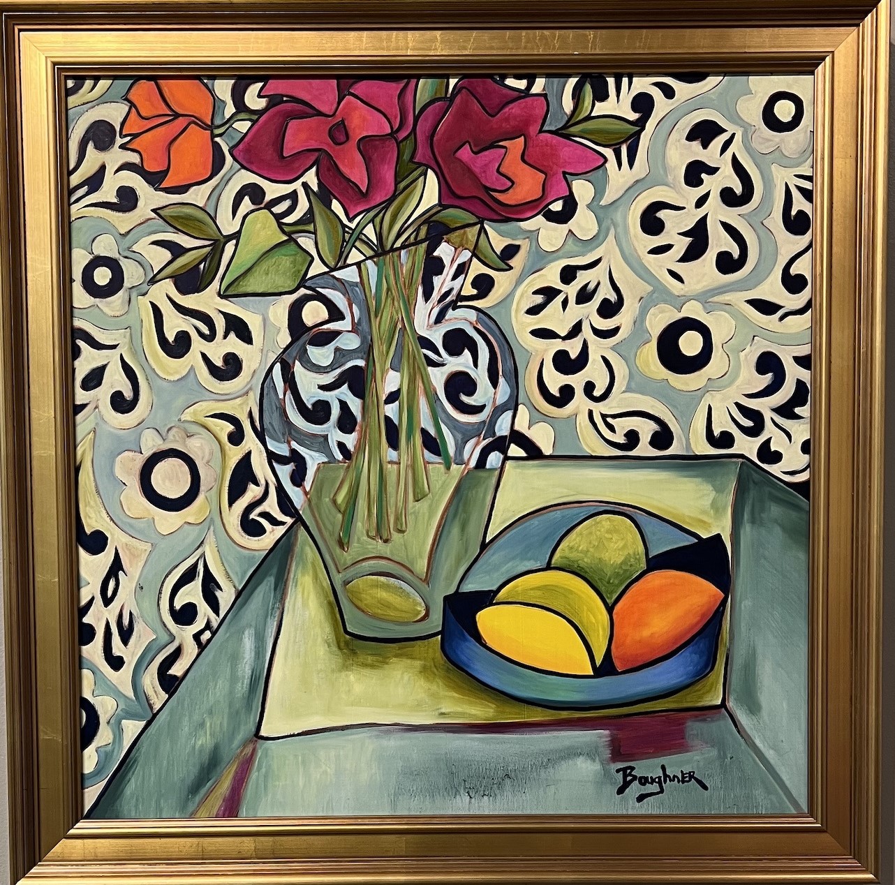 Elisa Boughner – “painting “607” Unique Oil Painting – Andywarholart